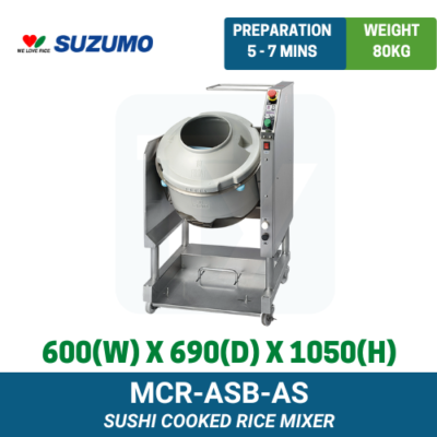 MCR-ASB-AS Suzumo Sushi Cooked Rice Mixer