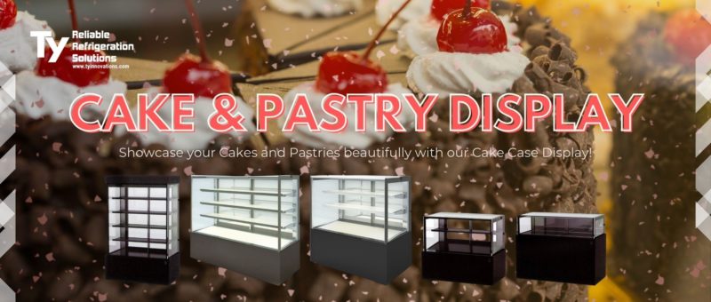 Cake and Pastry Display Product Range