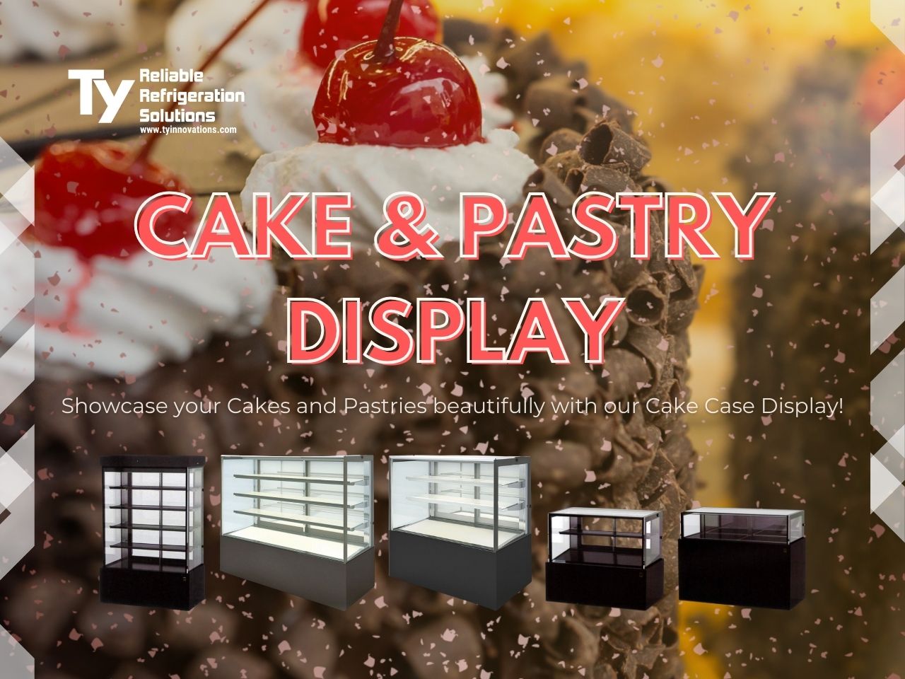Cake and Pastry Display Product Range